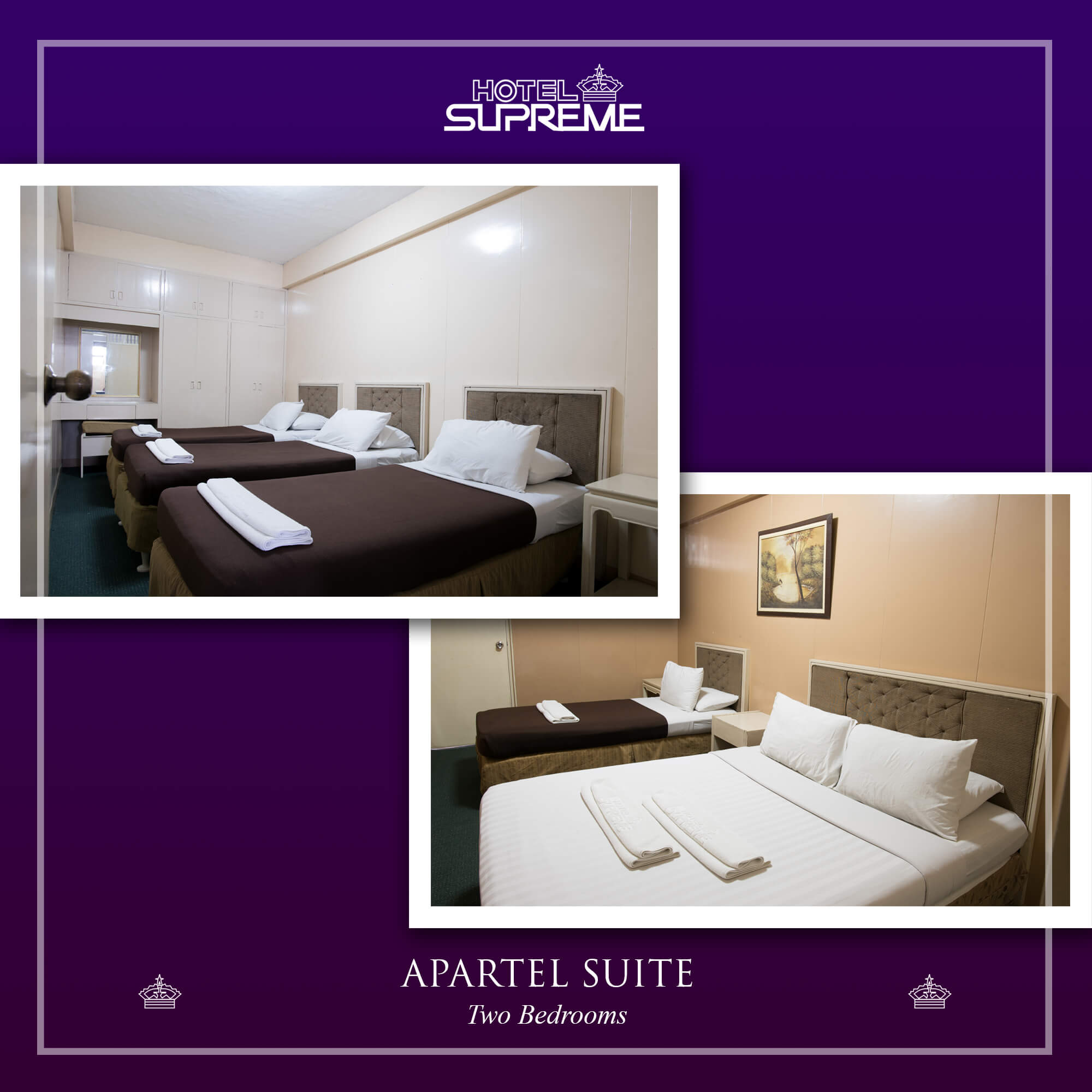 » Family Suite Apartel (2 bedroom) | Hotel Supreme